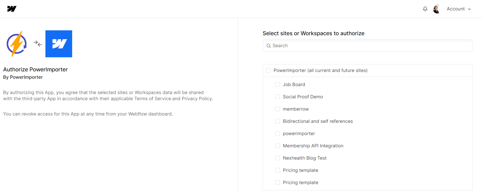 How to create an Airtable to Webflow sync in PowerImporter – PowerImporter